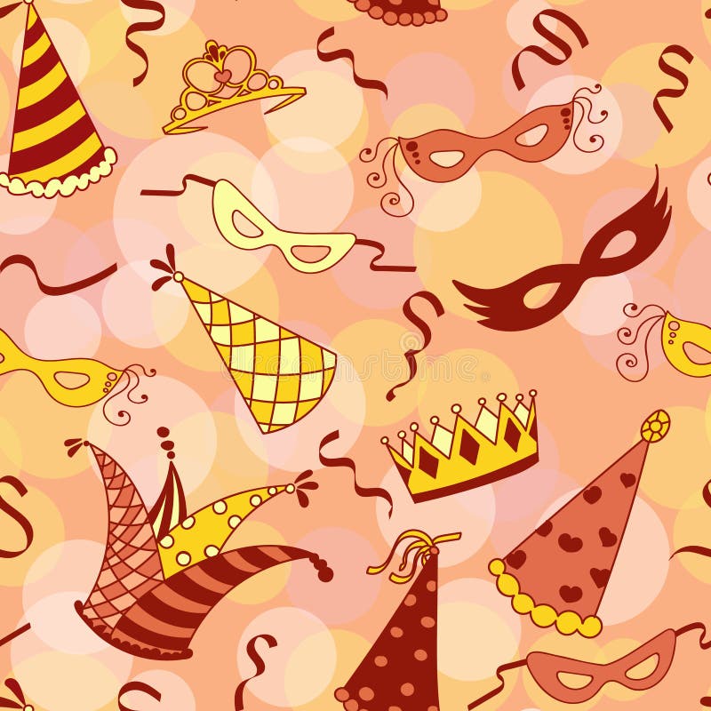 Carnival seamless pattern stock vector. Illustration of background ...