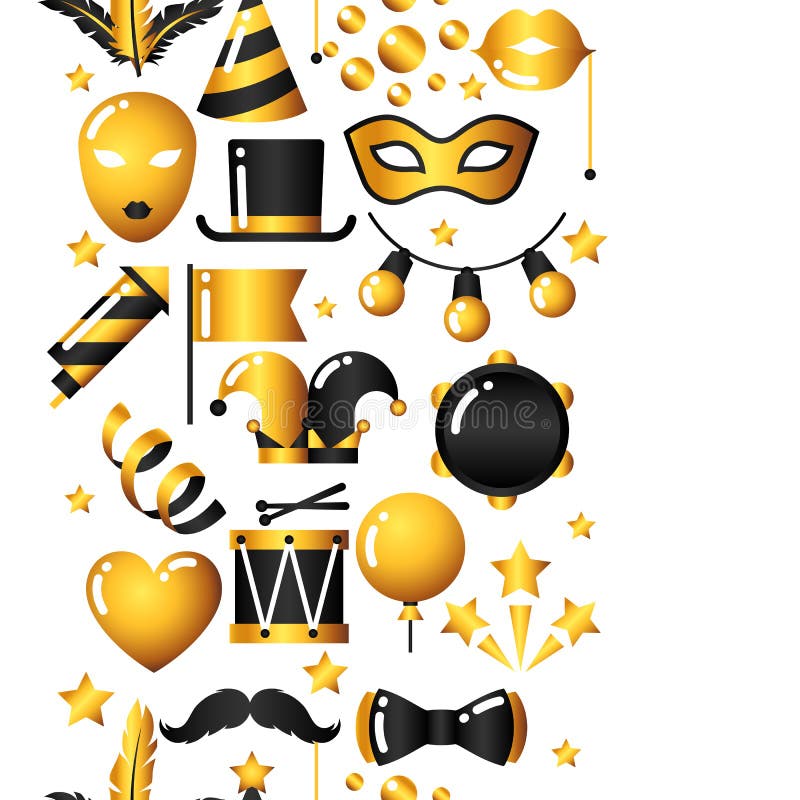 Gold Party Hat Stock Illustrations – 13,914 Gold Party Hat Stock ...