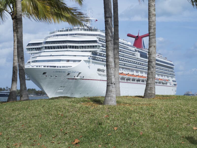 Carnival Splendor Cruise Ship Editorial Stock Image - Image of town ...