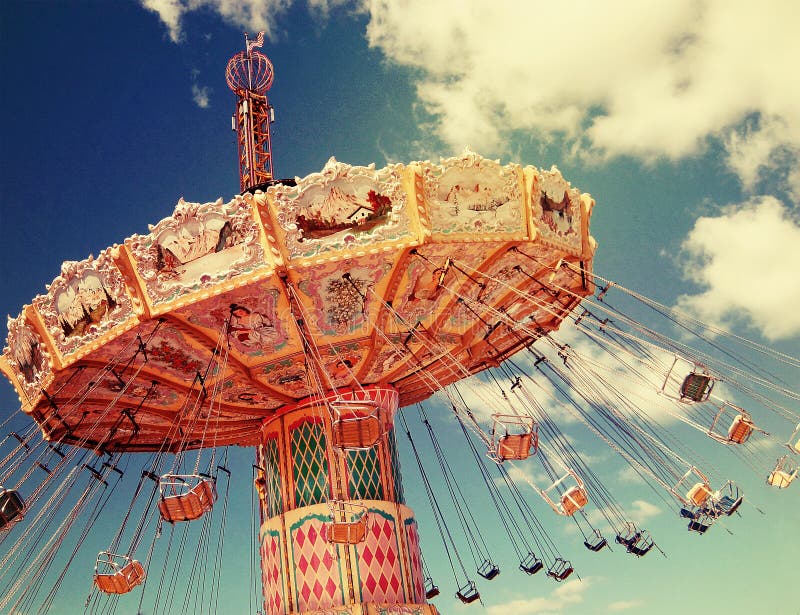 Carnival Swings stock image. Image of fast, funfair, amusement - 3042761