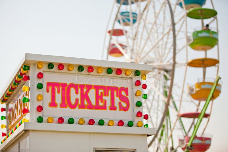 Ticket Booth stock photo. Image of blue, signage, carnival - 13302728