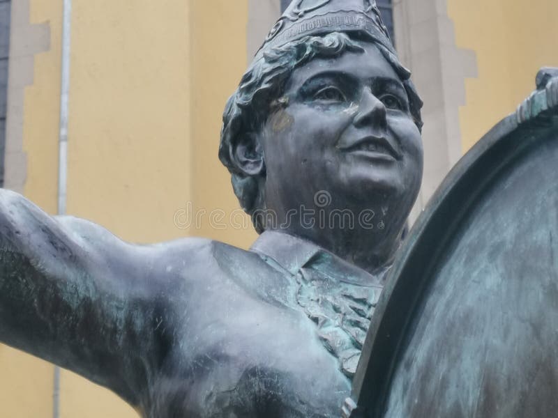 Carnival Tradition Represented in a Statue in the Cologne District ...