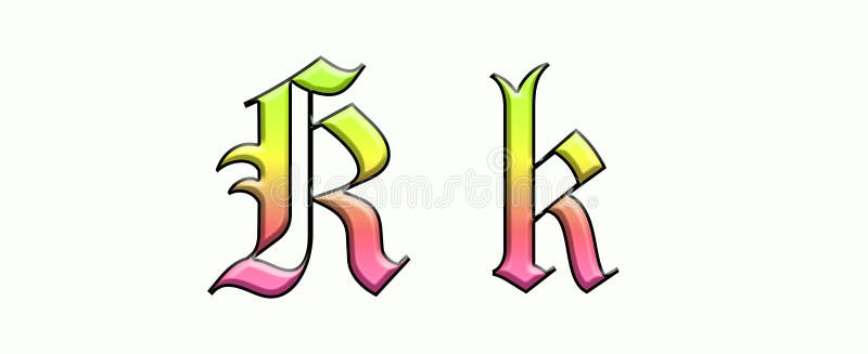 Carol Gothic Font Fonts Gradient Sans Serif Alphabet Letters ...