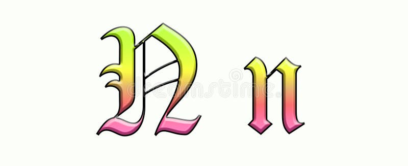 Carol Gothic Font Fonts Gradient Sans Serif Alphabet Letters ...