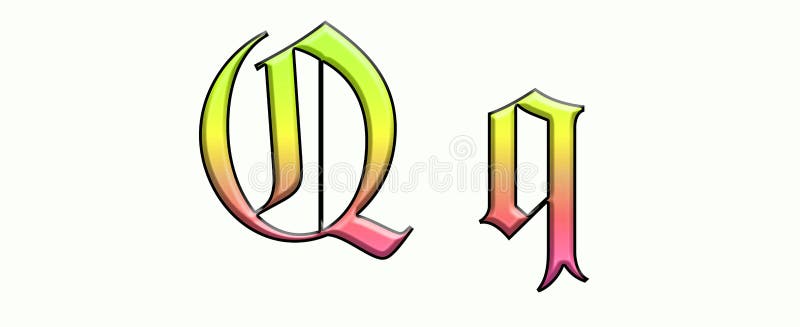 Carol Gothic Font Fonts Gradient Sans Serif Alphabet Letters ...