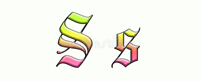 Carol Gothic Font Fonts Gradient Sans Serif Alphabet Letters ...