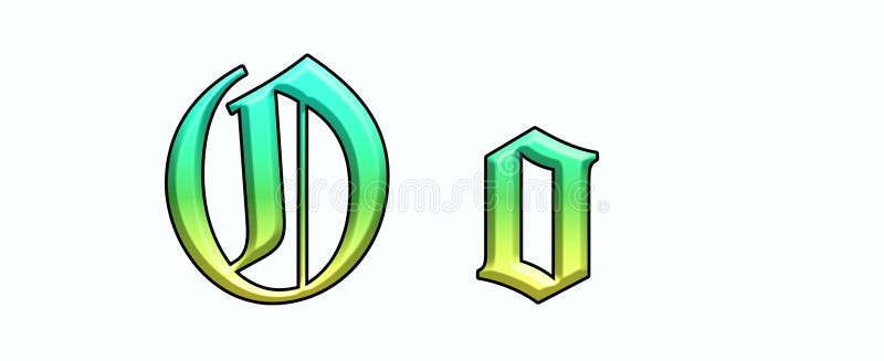 Carol Gothic Font Fonts Gradient Sans Serif Alphabet Letters ...