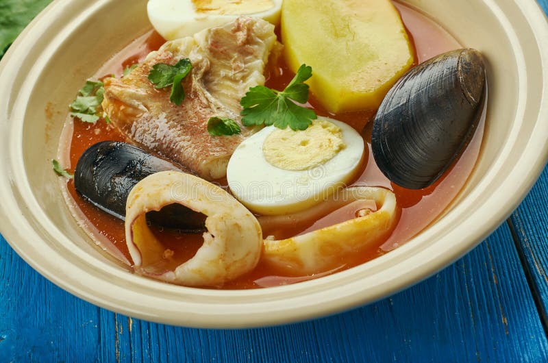 Carolina Fish Muddle stockfoto. Bild von eintopfgericht - 117238932