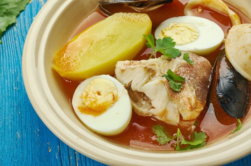 Carolina Fish Muddle stockfoto. Bild von eintopfgericht - 117238932