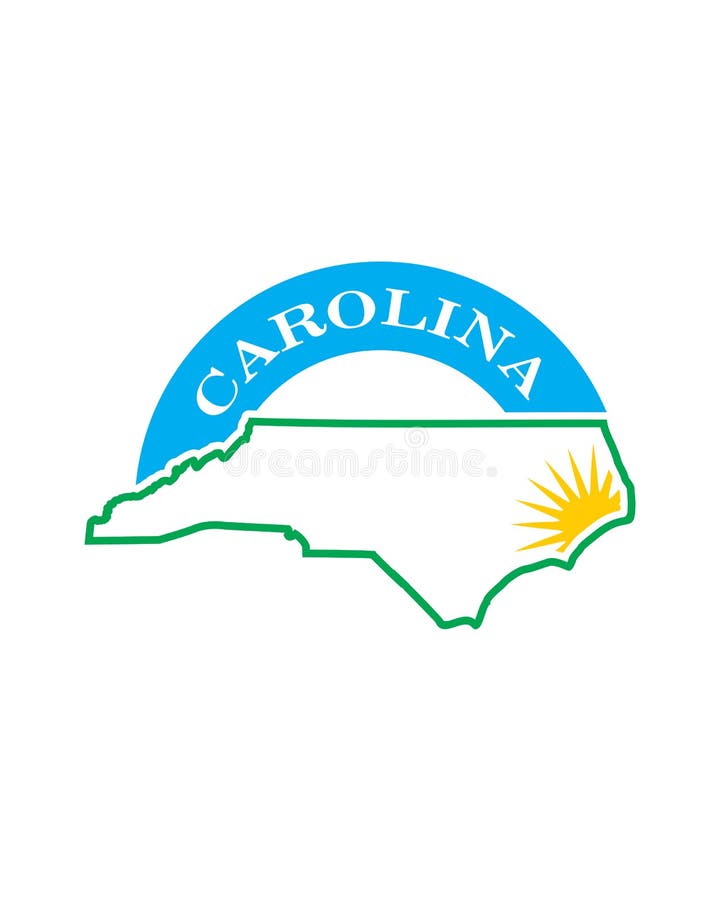 Carolina Logo , Map Logo Vector Stock Illustration - Illustration of ...