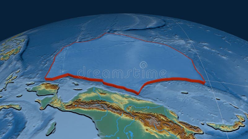 Caroline Plate Extruded - Relief Stock Illustration - Illustration of ...