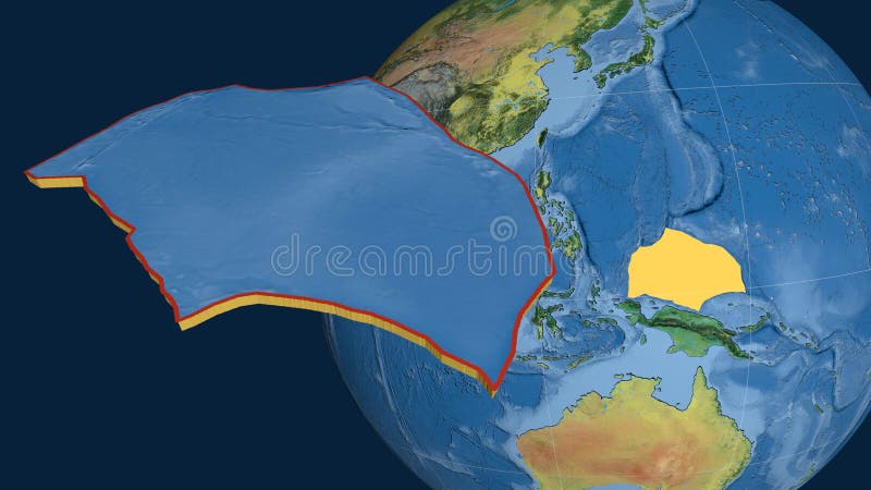 Caroline Plate Presented - Topographic Stock Illustration ...