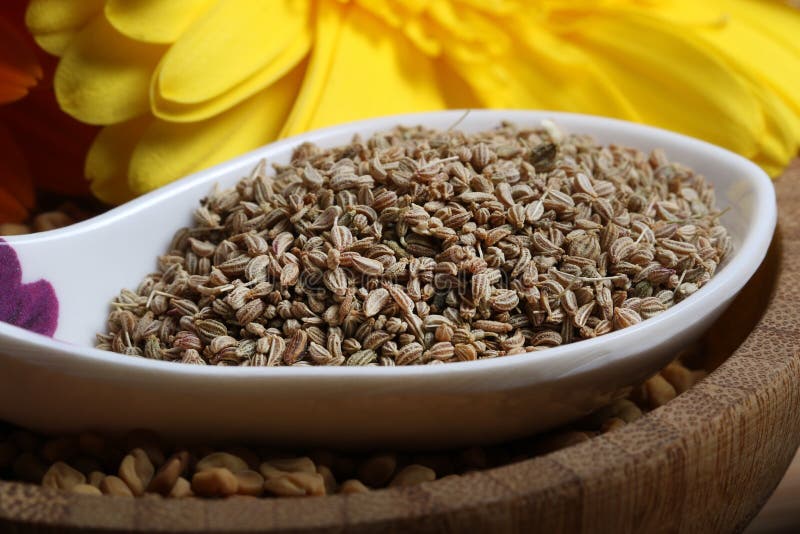Carom seeds stock image. Image of masala, digestive - 126986473