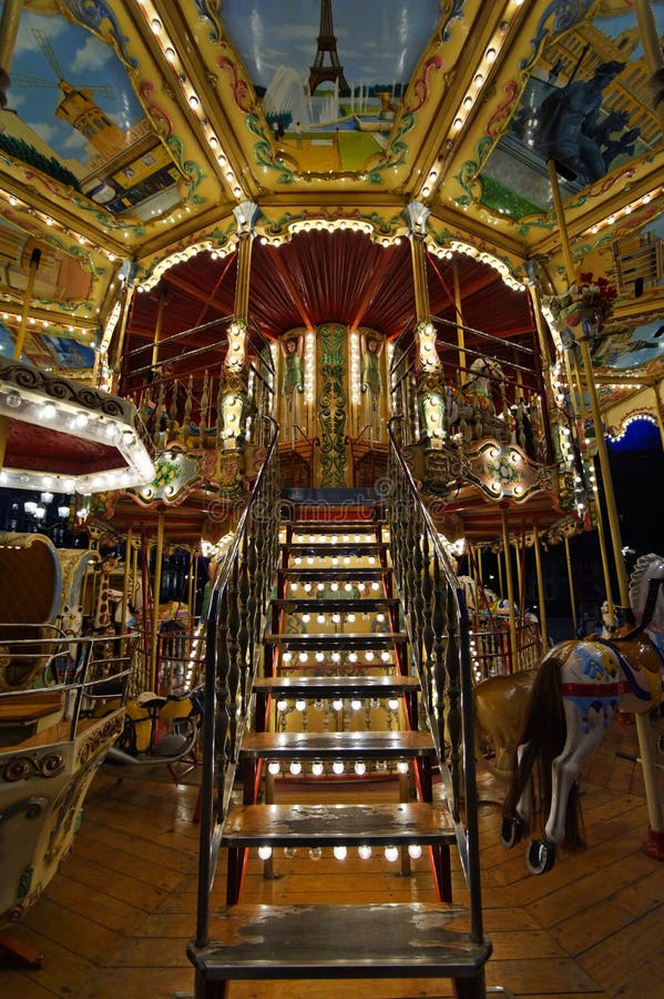 Carousel stock image. Image of entertainment, roundabout - 13768497