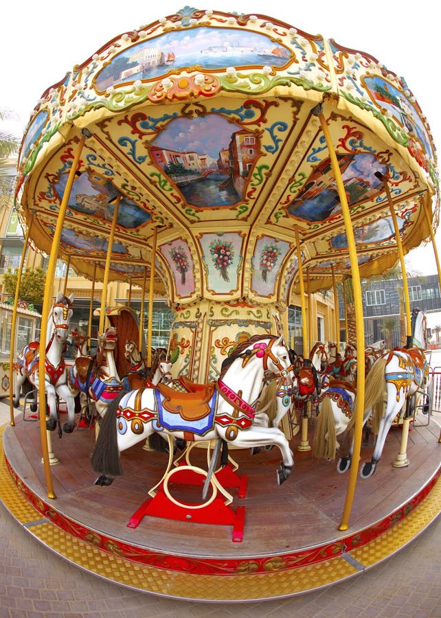 Carousel stock image. Image of horses, carousel, colour - 8210823