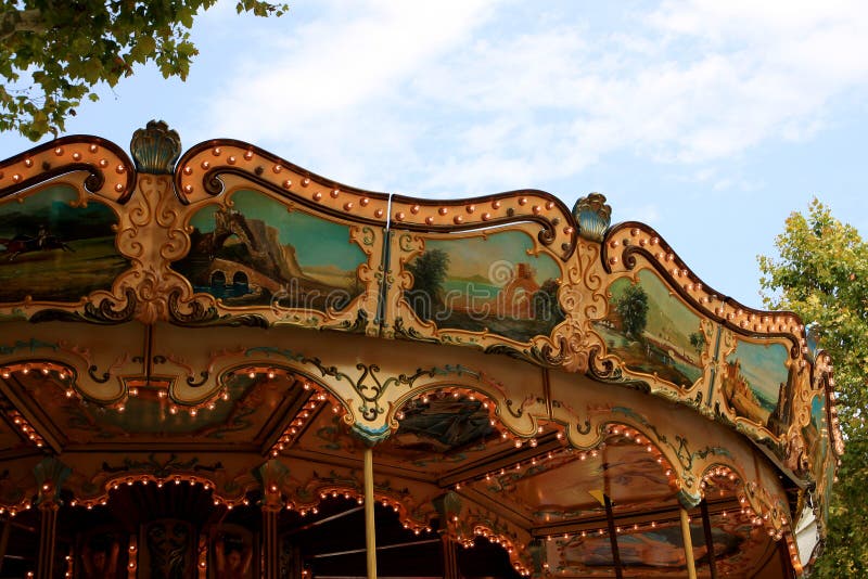 Carousel stock photo. Image of decor, attraction, decorated - 27047346