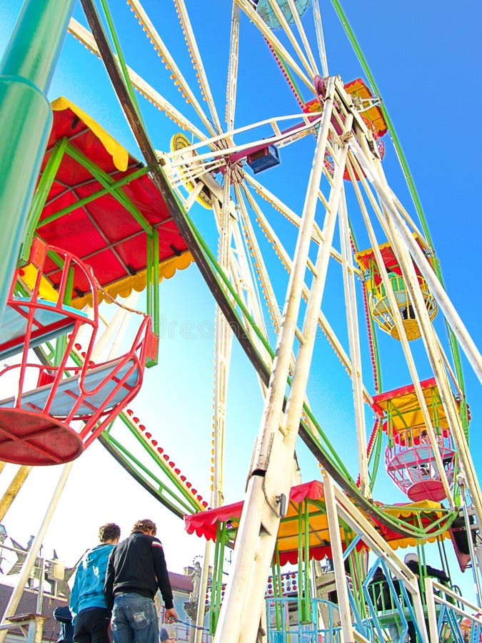 Carousel stock photo. Image of green, summer, yellow - 43400328