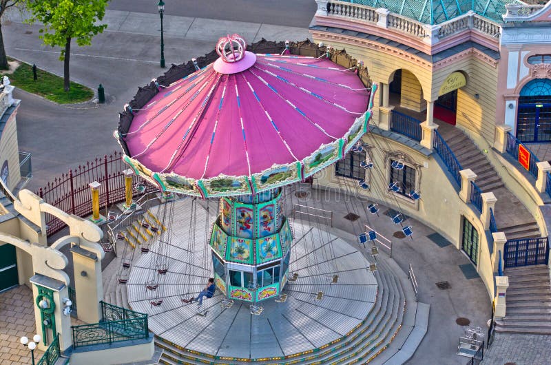 Vienna, Prater Amusement Park Entrance Editorial Photography - Image of ...