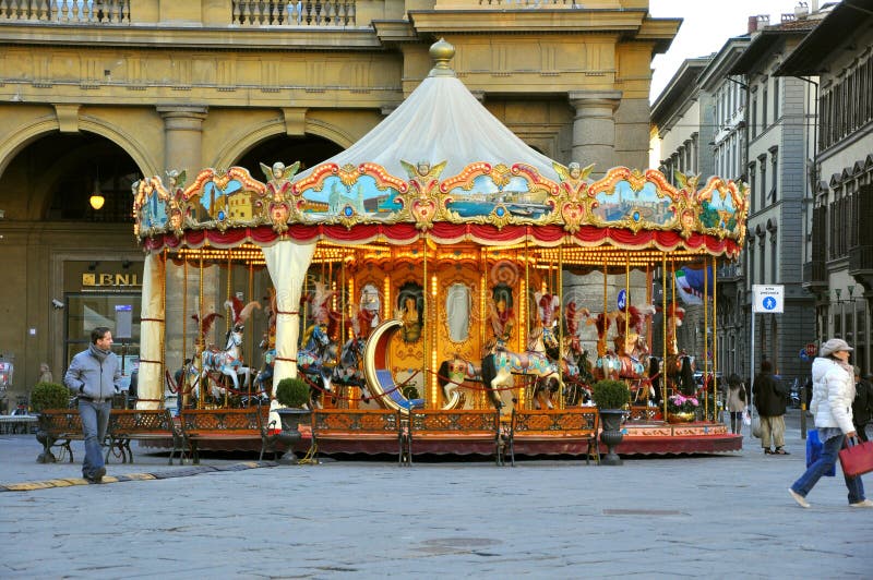 Carousel,carousel... editorial image. Image of germany - 1288825