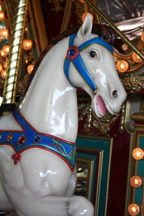 Carousel Horse stock photo. Image of theme, games, spring - 307516