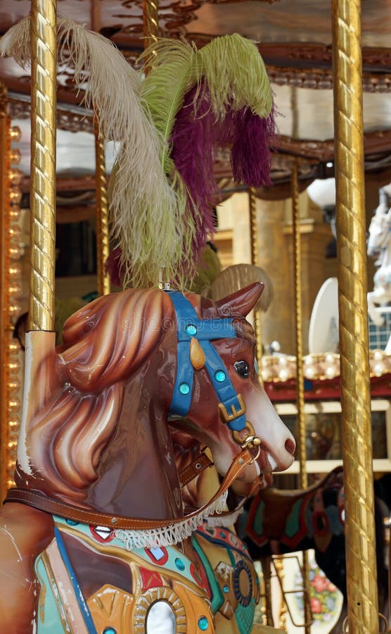 Carousel horse stock image. Image of fairground, colorful - 35935297