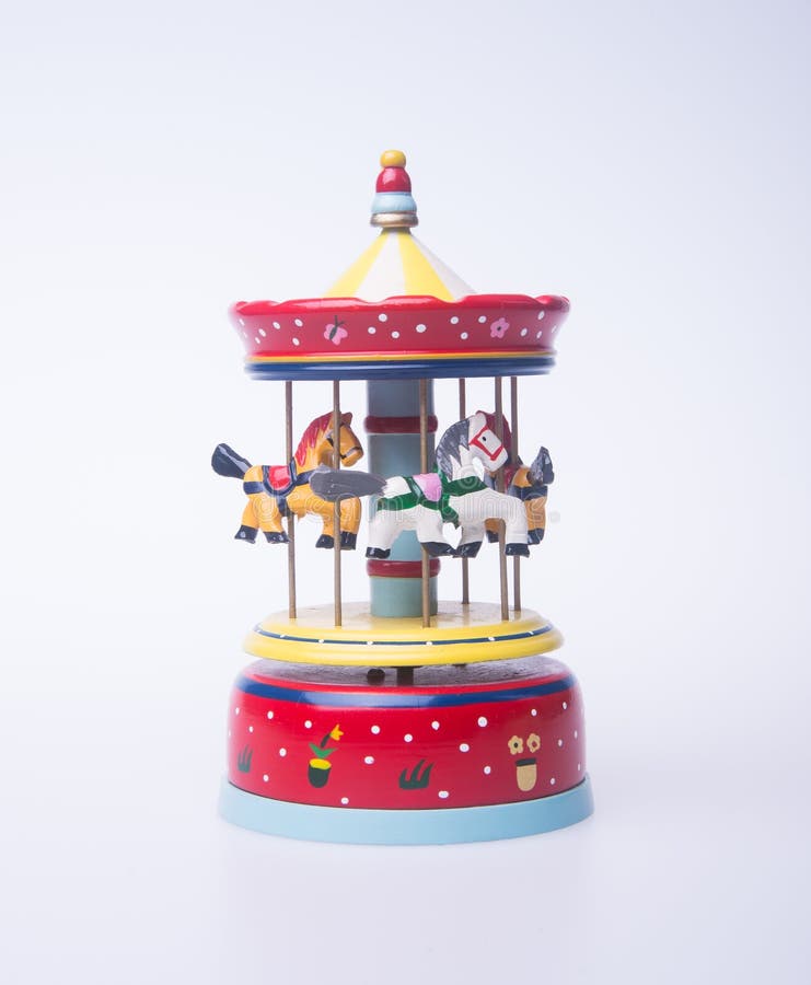 Carousel Horses or Classic Carousel Horses on Background. Stock Photo ...