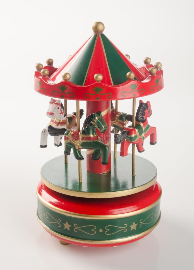 Carousel Horses or Classic Carousel Horses on Background. Stock Photo ...