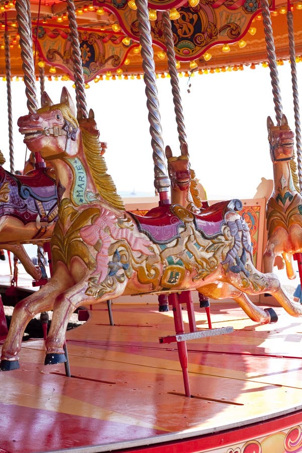 Carousel horses stock photo. Image of carnival, attraction - 40274648