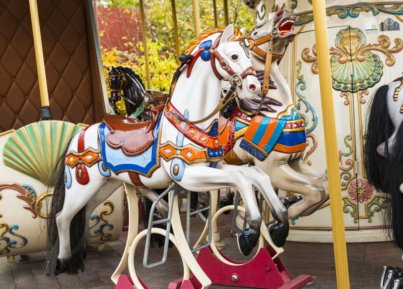 Carousel horses stock image. Image of leisure, recreation - 12924929