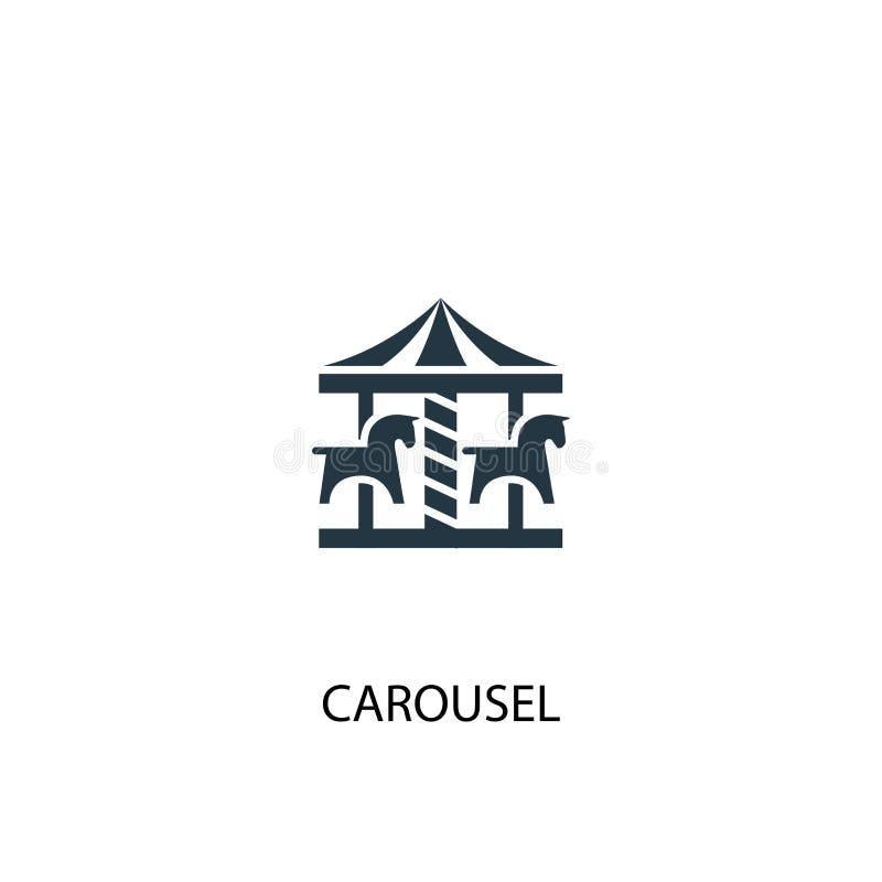 Carousel Icon. Simple Element Stock Vector - Illustration of sign ...