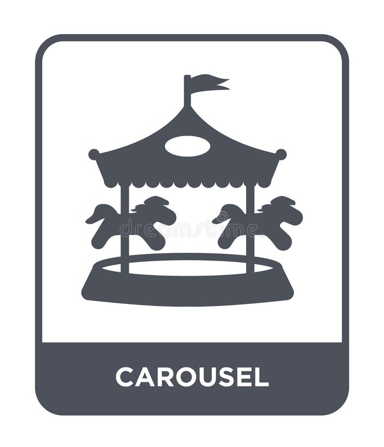 Carousel Icon in Trendy Design Style. Carousel Icon Isolated on White ...