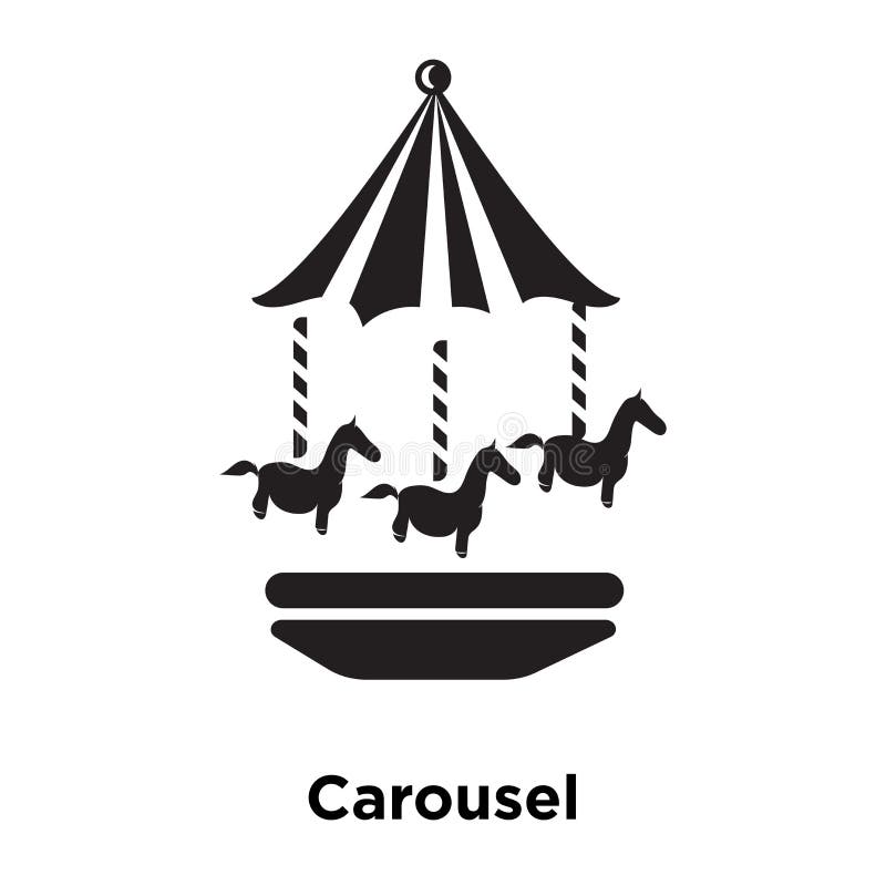 Carousel Icon Vector Isolated on White Background, Logo Concept Stock ...