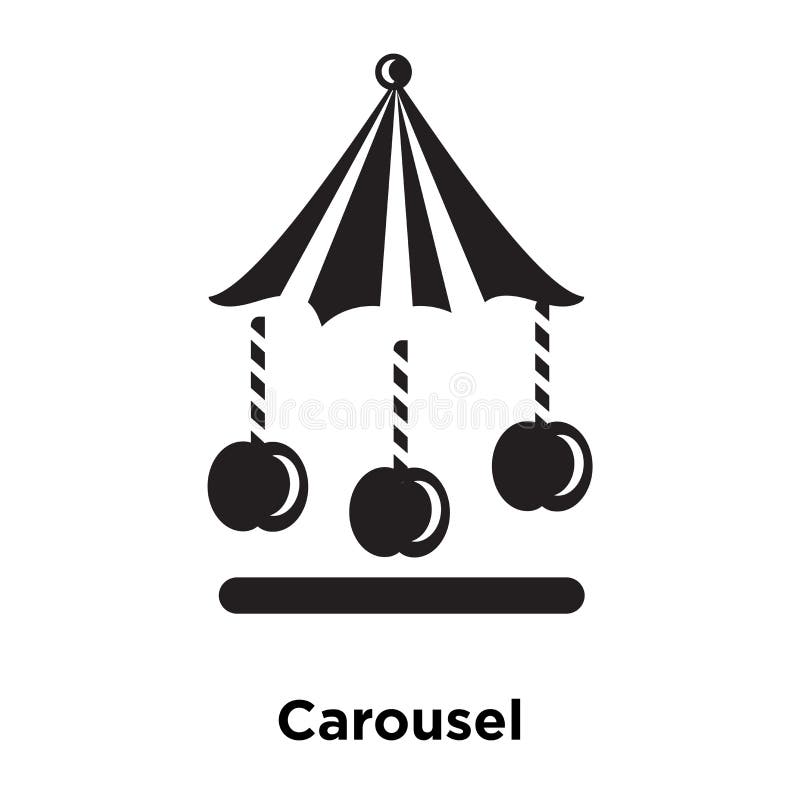 Carousel Icon Vector Isolated on White Background, Logo Concept Stock ...