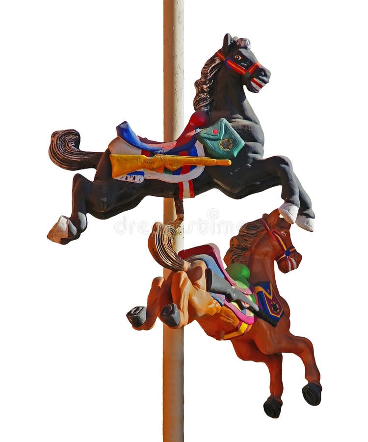 Carousel Isolation stock photo. Image of round, museum - 3567974