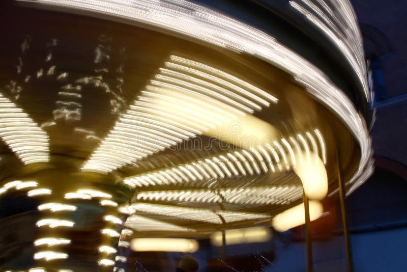 Carousel lights movement stock image. Image of circus - 65138771