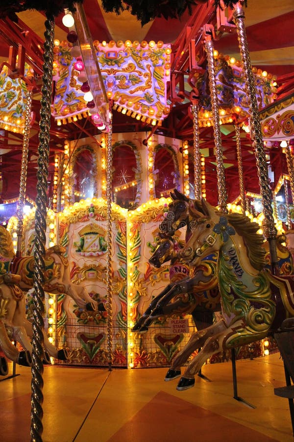 Fairground Carousel Night Stock Images - Download 1,823 Royalty Free Photos