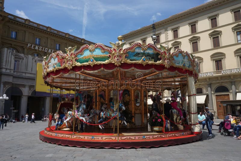 Carousel editorial image. Image of italy, landmark, poppular - 73769260