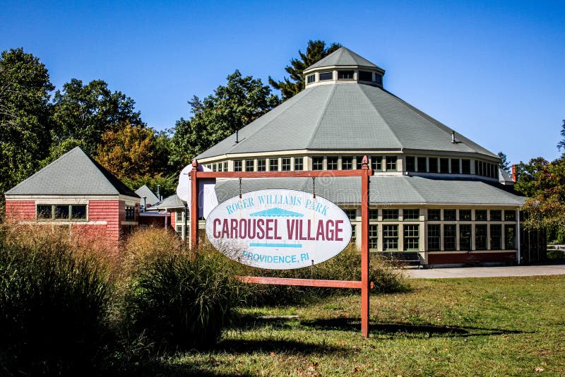 Roger Williams Park Carousel. Editorial Image - Image of visitors, sign ...