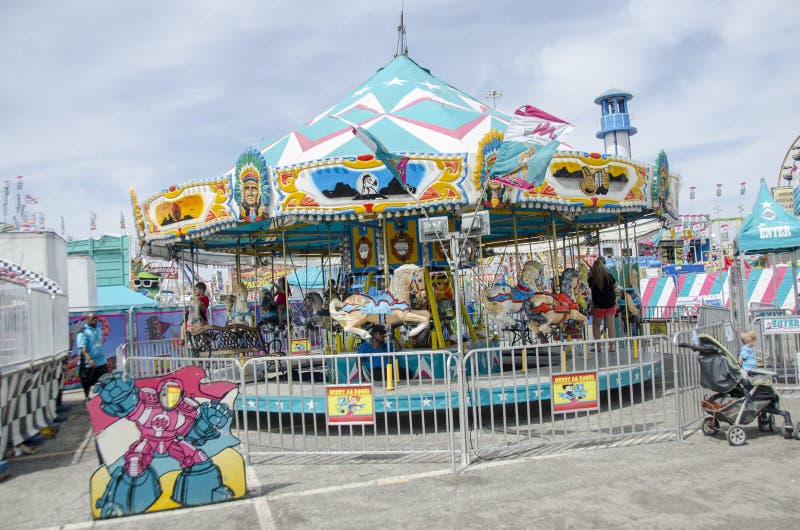 Carousel editorial image. Image of ride, kids, horse - 44672145