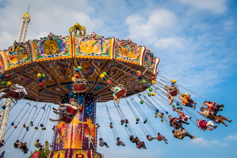 Carousel editorial stock photo. Image of summer, carousel - 46486373