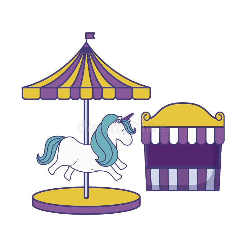 Unicorn Carousel Stock Illustrations – 112 Unicorn Carousel Stock Illustrations, Vectors ...