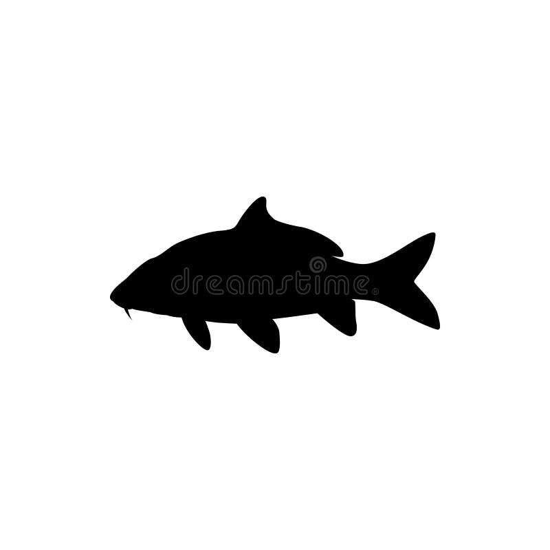 Carp fishing, fish logo stock vector. Illustration of lake - 188858238