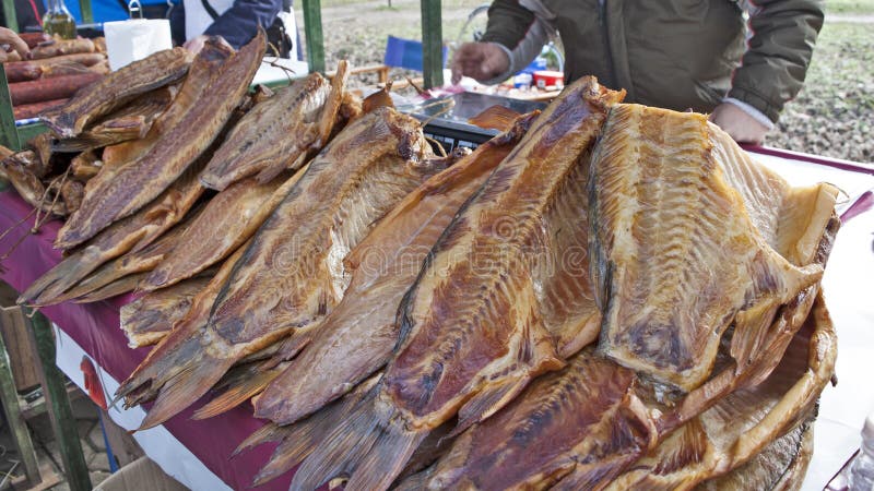 Carp smoked and dried stock image. Image of closeup - 115683439