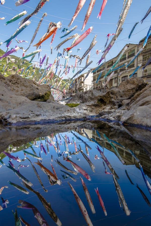 Carp Streamer Flying in the Sky Stock Image - Image of cool, streamer ...