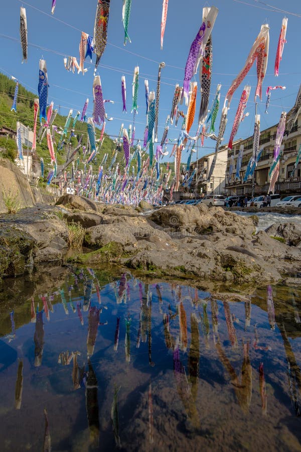 Carp Streamer Flying in the Sky Stock Image - Image of city, streamer ...