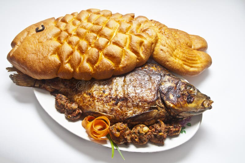 Carp Stuffed Bread Form Fish Stock Photos - Free & Royalty-Free Stock ...