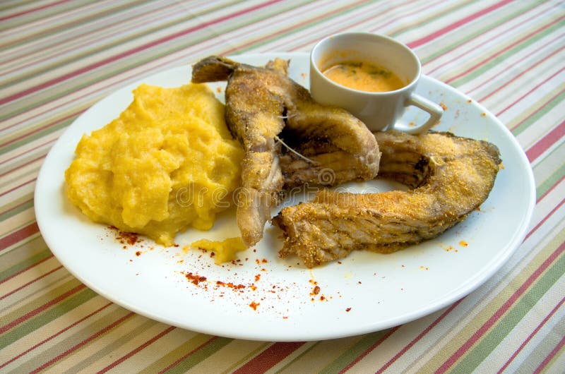 Carpa frita imagen de archivo. Imagen de plato, cocinado - 24852959