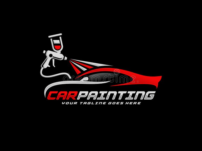 Car Spray Painting Logo Stock Illustrations – 621 Car Spray Painting ...