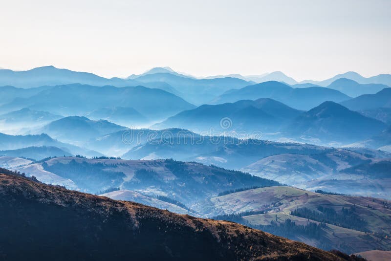 Carpathian Mountain Range Texture Stock Image - Image of peak, forest ...