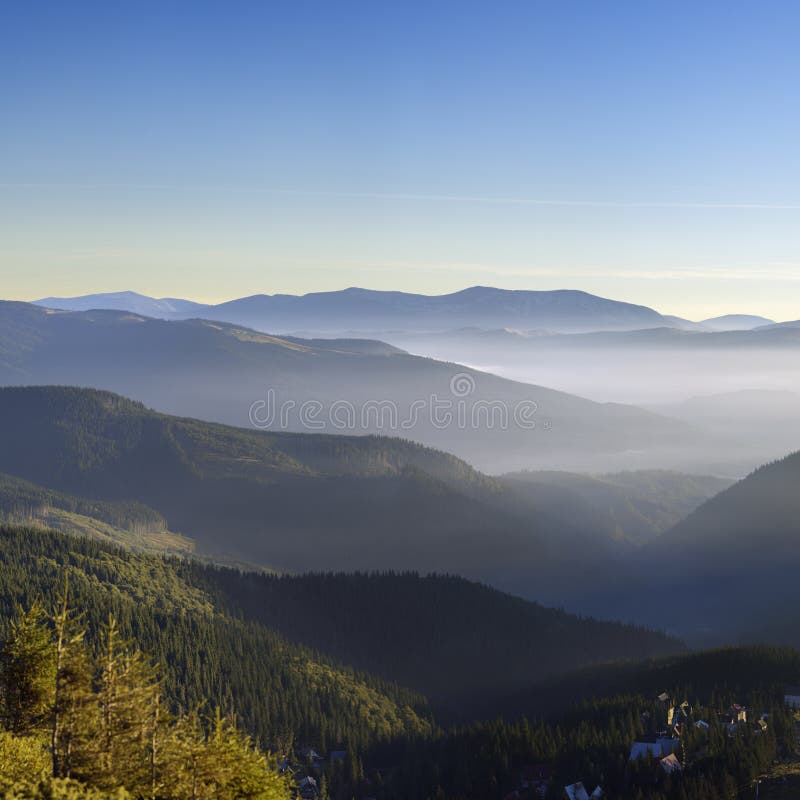 Carpathians mountains stock photo. Image of panoramic - 53114548